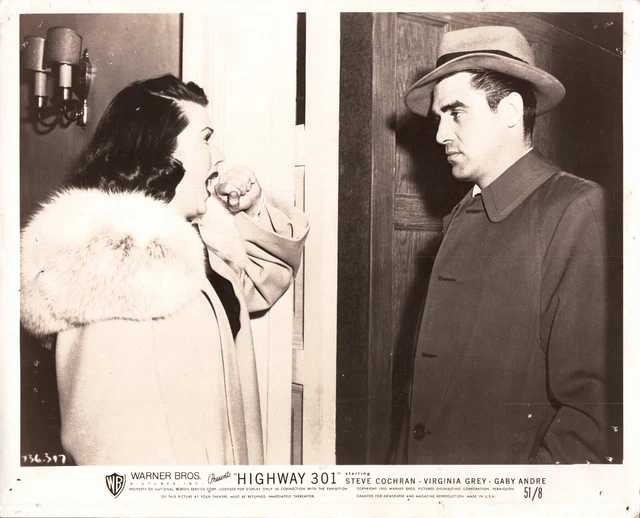 ORIGINAL VINTAGE CINEMA Still Photo Movie Highway 301 Steve Cochran EUR ...