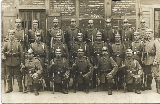 LANDWEHR-REGIMENT NR. 3 Königsberg Ostpreußen 1915 Ersatz-Pickelhauen ...