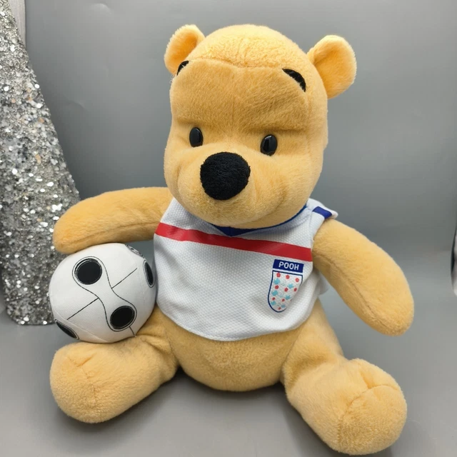DISNEY WINNIE THE Pooh England Football Soccer Plush Soft Toy Bear No ...
