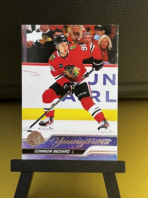 2023-24 UPPER DECK Series 2 Connor Bedard Young Guns #451 Blackhawks EUR 705,92 - PicClick IT