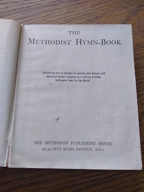 THE METHODIST HYMN Book For the use of visitors $8.91 - PicClick CA