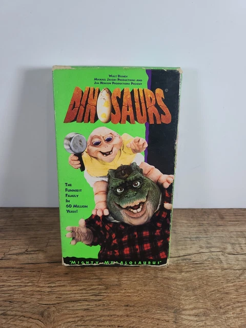 DINOSAURS MIGHTY MEGALOSAURUS 1991 VHS Walt Disney Jim Henson Volume 1 ...