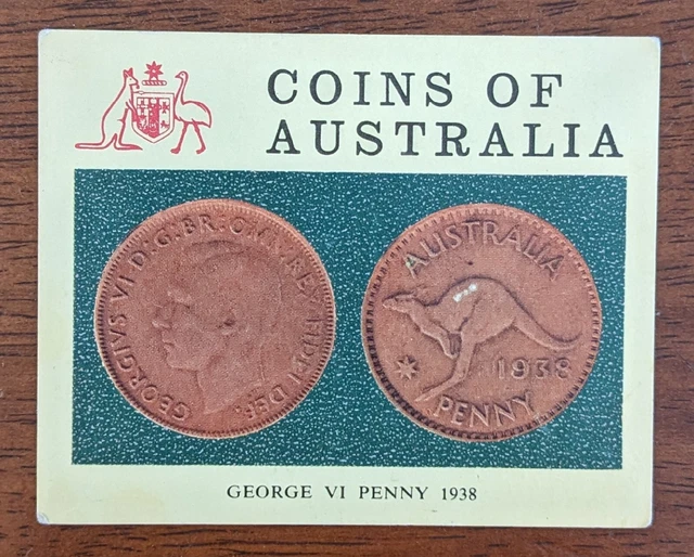 1965 NABISCO COINS of Australia 1938 George VI Penny. $3.55 - PicClick AU