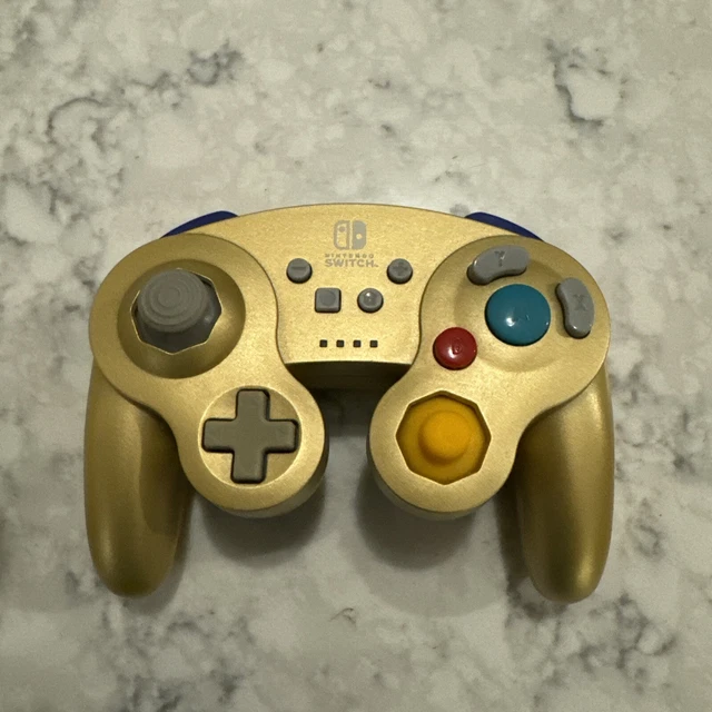 POWER A GAMECUBE Style Wireless Controller Nintendo Switch Gold $30.00 ...