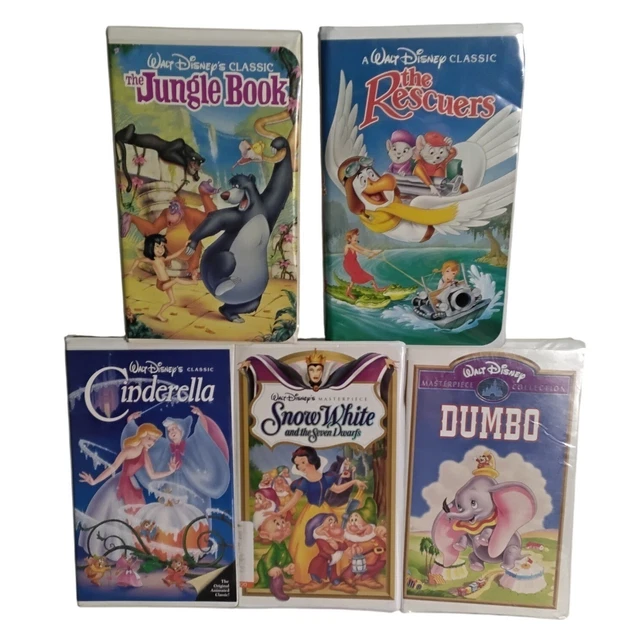 VINTAGE 1996 GOLD Collection of Walt Disney Classic VHS Movies £79.46 ...