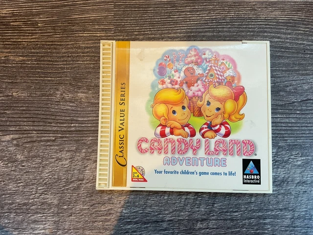 JEU CD-ROM CANDY Land Adventure Hasbro (PC Win 95, MAC, 1998, 3-6 ans ...