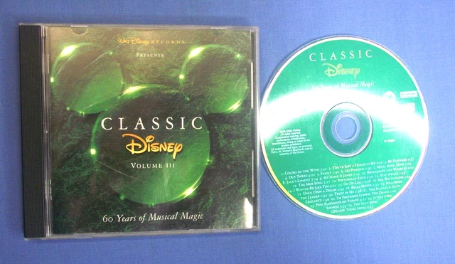 CLASSIC DISNEY VOLUME III 60 Years Of Musical Magic- CD $11.90 ...