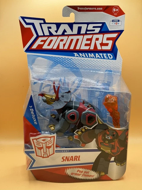 TRANSFORMERS ANIMATED DINOBOT Snarl Deluxe Class 2008 £50.00 - PicClick UK