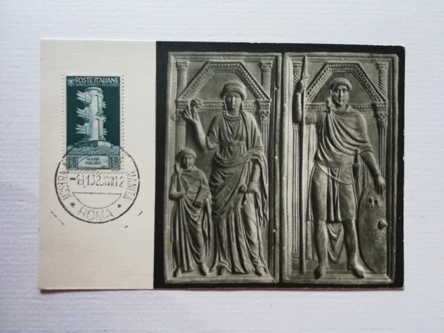 MOSTRA AUGUSTEA DELLA ROMANITA' Roma 1937-38 : cartolina affrancata EUR ...