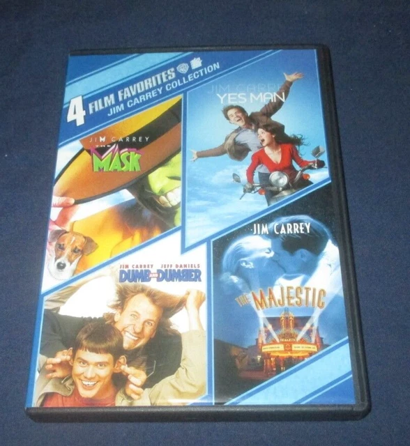 JIM CARREY COLLECTION (DVD, 2010, 2-Disc Double-sided Set) 4 Film ...