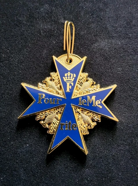 WW1 IMPERIAL GERMANY Blue Max Medal Pour Le Merite Good Quality ...