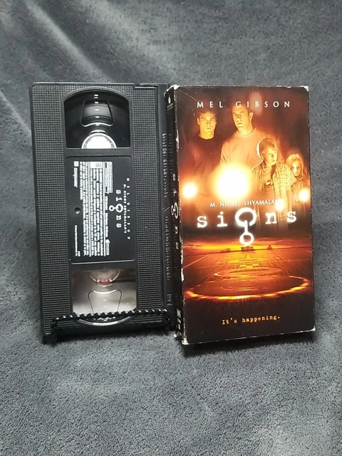 SIGNS VHS 2002 Mel Gibson Rory Culkin £6.70 - PicClick UK