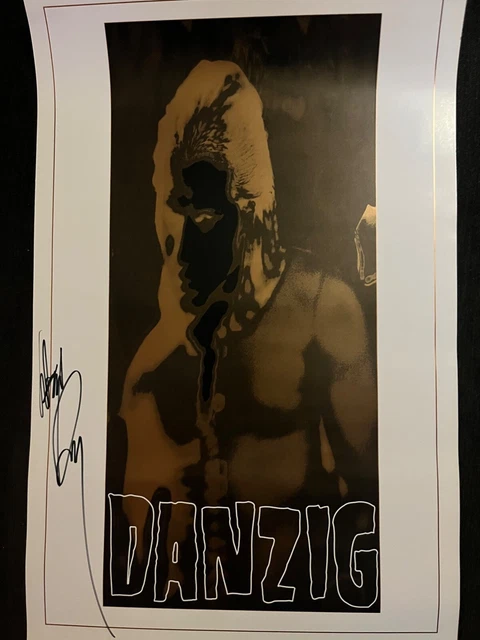 GLENN DANZIG RARE Autograph Signed Limited Lithograph Print $64.43 ...