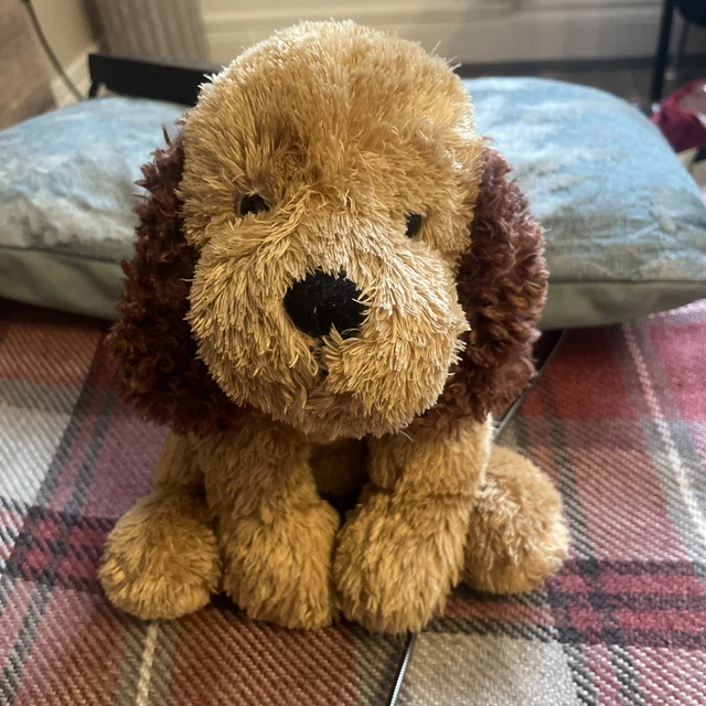 TESCO BROWN SPANIEL Puppy Dog Soft Toy Plush Cuddly Teddy Stuffed ...