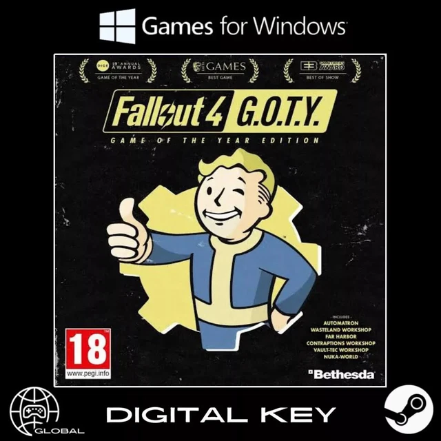 FALLOUT 4 GAME of the Year Edition - Steam PC Windows - Global Key ...
