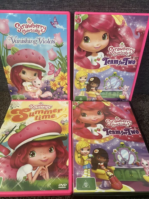 STRAWBERRY SHORTCAKE DVD LOT 4 x KIDS DVDS ALL IN FANTASTIC CONDITION ...