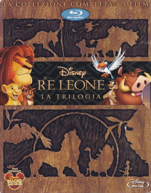 IL RE LEONE LA TRILOGIA Rigid BOX 3 Blu Ray ::: COME NUOVO ::: 1^Ed ...