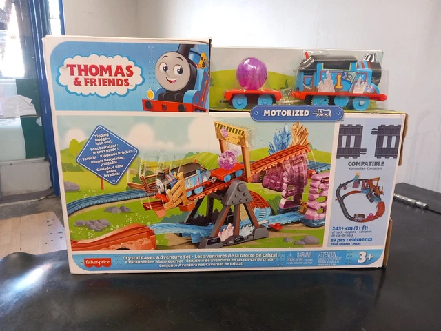 THOMAS & FRIENDS Crystal Caves Adventure Motorised Train Set New Kids ...
