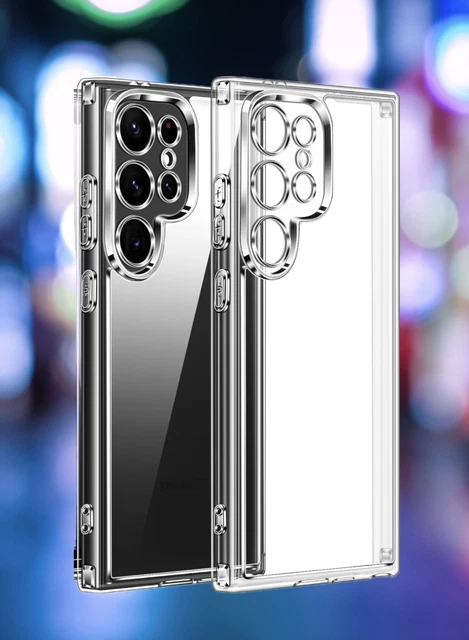 DURCHSICHTIGE HÜLLE FÜR Samsung Galaxy S24 S23 Ultra S22 S21 A55 stoßfeste Gorilla Abdeckung EUR ...