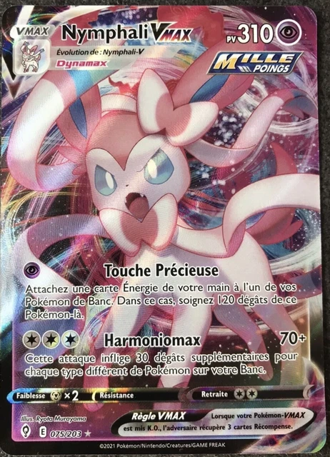 CARTE POKÉMON - Nymphali Vmax 075/203 - Évolution Céleste - Neuve FR ...