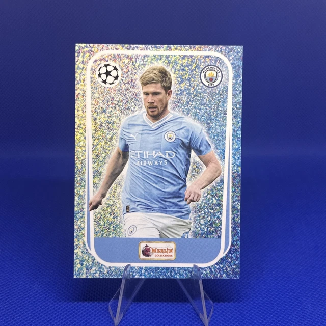 2023-24 TOPPS MERLIN Heritage UCC Kevin De Bruyne Man City Most Wanted ...