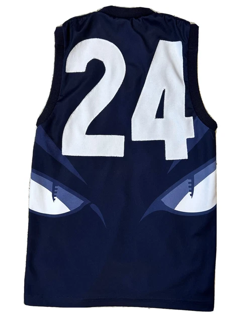 VINTAGE AFL 90S Geelong Cats Sekem Player Issue Footy Jumper Guernsey ...