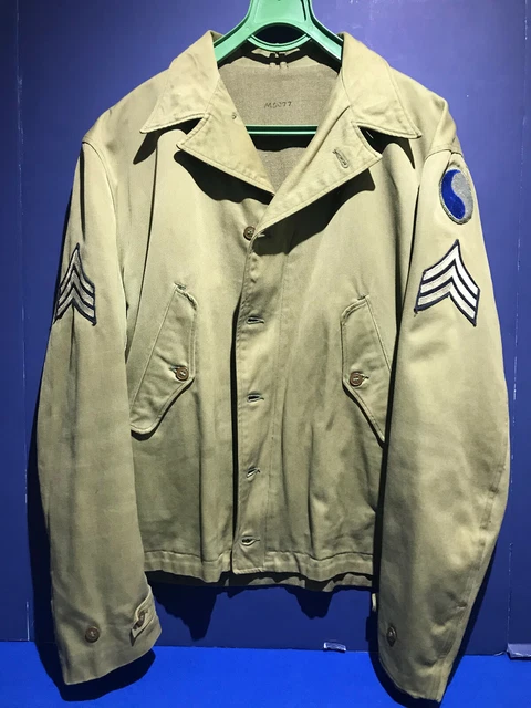 ORIGINAL WWII US Army M1938 OD Field Jacket, Named, Sgt, 29th Infantry ...