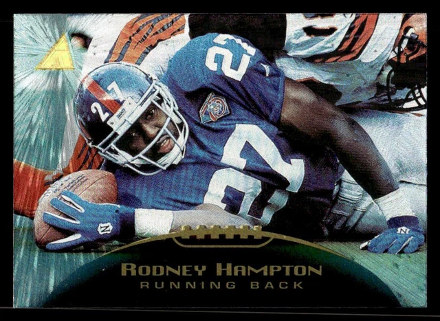 RODNEY HAMPTON NEW York Giants 1995 Pinnacle Trophy Collection #13 EUR ...