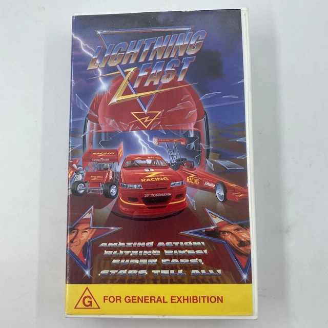 LIGHTNING FAST AUSTRALIA’S Best Motor Sports Racing VHS Tape $25.00 ...