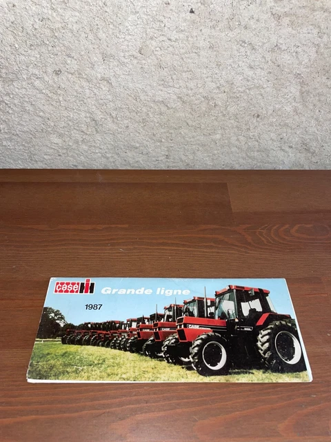 BROCHURE PROSPECTUS FICHE CARACTERISTIQUE TRACTEUR CASE-IH 1987 GRANDE LIGNE-sfv EUR 9,99 ...