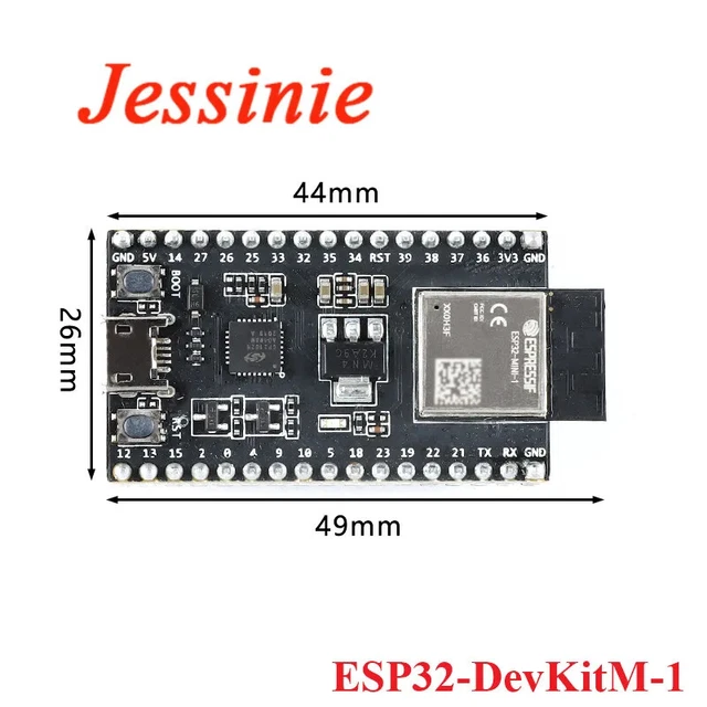 ESP32-DEVKITM-1 ESP32 DEVELOPMENT Board, WiFi, 4MB MCU, Wireless Module ...