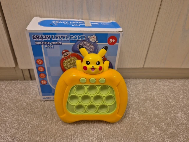 POP PUSH GAME Pikachu Pokemon Controller Sensory Fidget Toy Christmas ...