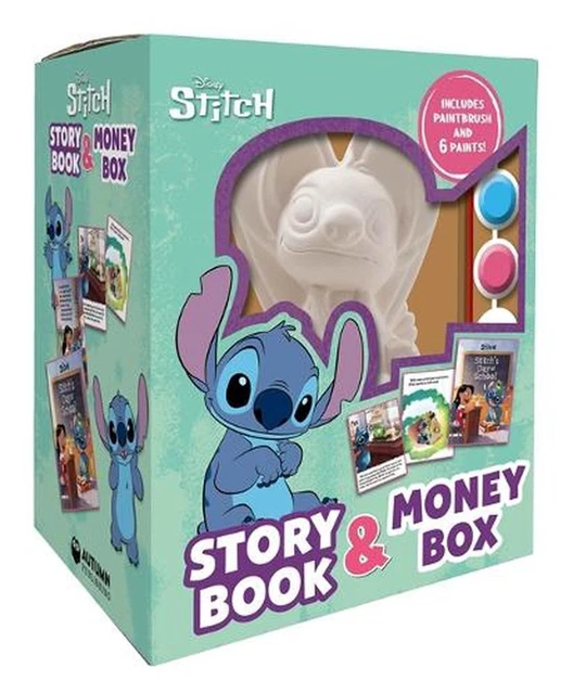 DISNEY STITCH: STORY Book & Money Box by Walt Disney Paperback Book $38 ...