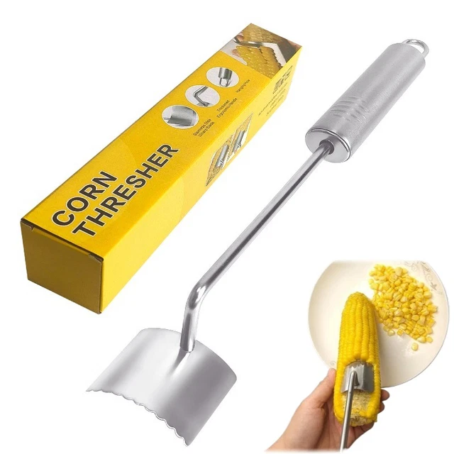 CORN PEELER CORN on The Cob Stainless Steel Tool Easy Clean Cutter ...