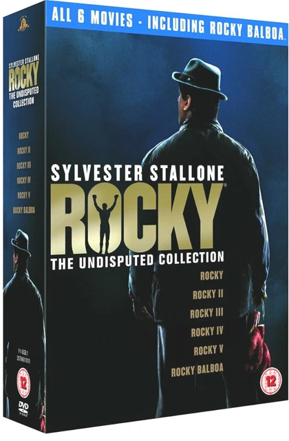 ROCKY THE Undisputed Collection Sylvester Stallone - DVD Box Set ...
