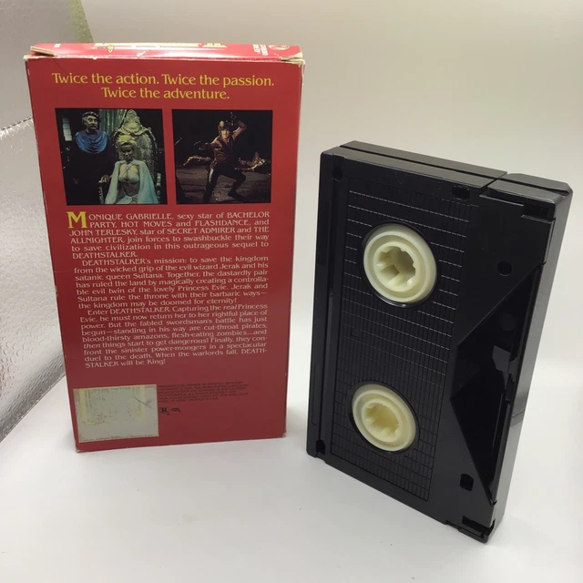 DEATHSTALKER 2 BETAMAX NOT VHS 1986 RARE FORMAT Monique Gabrielle £45. ...