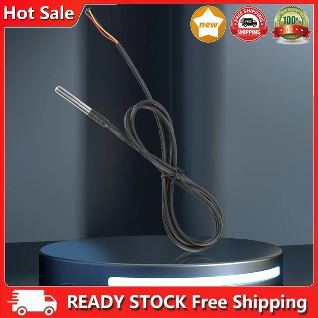 DS18B20 TEMPERATURE SENSOR Waterproof Temperature Sensor Module Probe ...