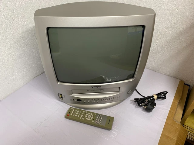 SAMSUNG 14& CRT TV with VHS Player remote Modal TI-14N3 Retro ideal for ...
