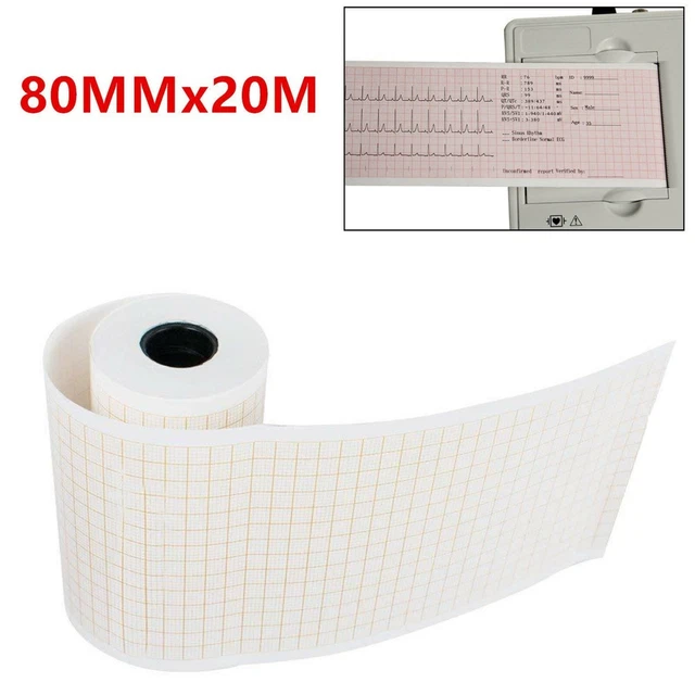 FDA 80MM*20M THERMAL Printer paper for ECG EKG Machine ...