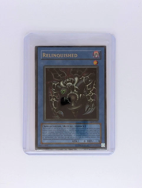 RELINQUISHED UNLIMITED SDP-001 Yu-Gi-Oh Card $5.99 - PicClick AU