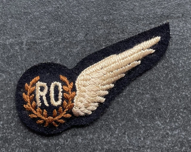 WW2 RAF ROYAL Air Force Radio Operator Padded Wings Cloth Badge EUR 92 ...