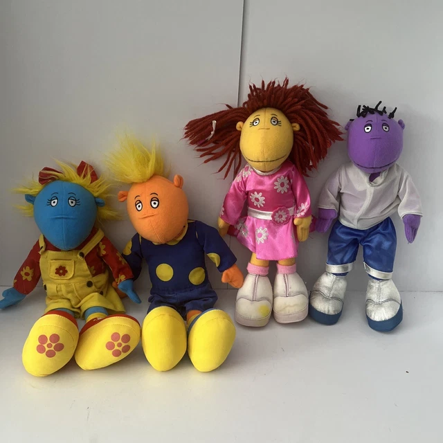 VINTAGE TWEENIES 1998 Plush Set Bella Fizz Jake Milo Retro Hasbro £19. ...