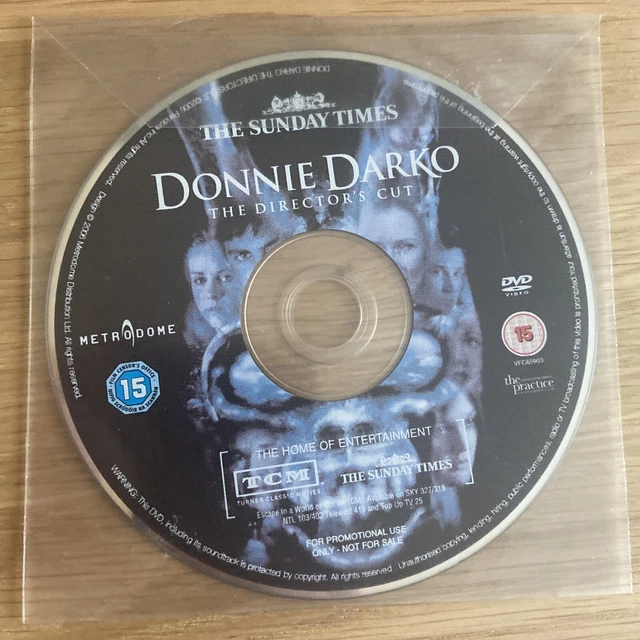 DONNIE DARKO - THE DIRECTOR'S CUT DVD THE SUNDAY TIMES PROMO - Disc ...