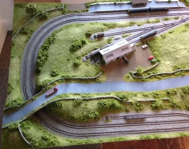 N GAUGE MODEL Railway Layout, Fully Scenic, 60 x 32" Built To Order DC ...