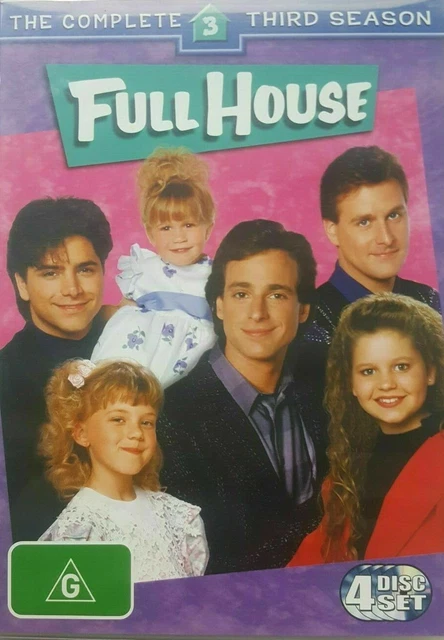 FULL HOUSE SEASON 3 (DVD, 4 DISC) Over 9 Hours 1980S FAMILY TV SERIES £ ...
