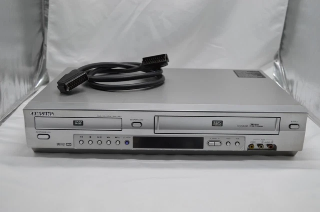 COMBI MAGNÉTOSCOPE LECTEUR DVD cassette enregistreur VHS K7 SAMSUNG EUR ...