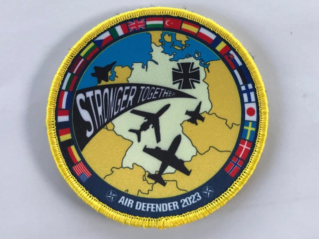 AIR DEFENDER PATCH 2023 Original - Neu - Stoff - ohne Griechenland ...