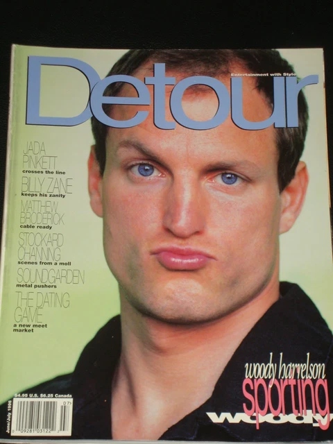 DETOUR MAGAZINE 1996, Woody Harrelson, Soundgarden, Billy Zane, Chris ...