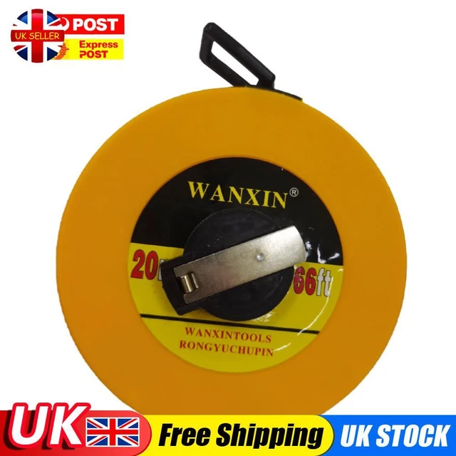 FIBERGLASS TAPE MEASURE Building Surveying Distance Measuring Meter ...