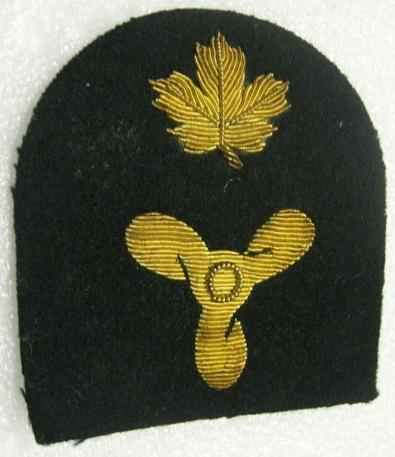 ROYAL CANADIAN NAVY Ratings Rank Insignia MECHANIC,1950s,bullion £6.78 ...